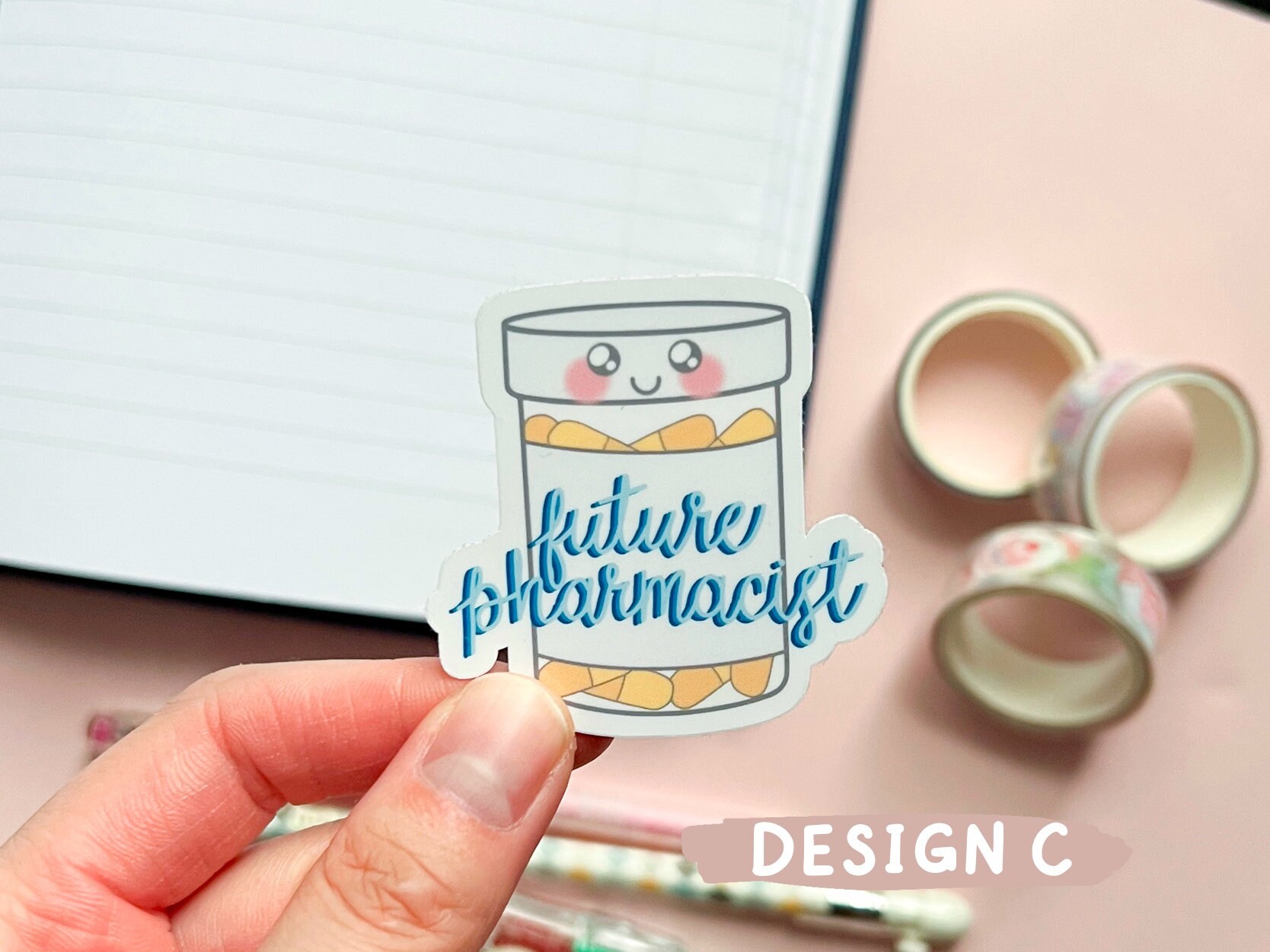 Pharmacy Sticker for Laptop Pill Sticker for Water Bottle - Etsy