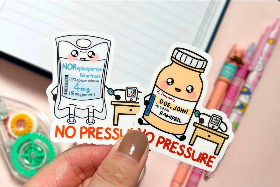 Pill Stickers for Laptop, Medical Stickers Funny, Kawaii Stickers for ...