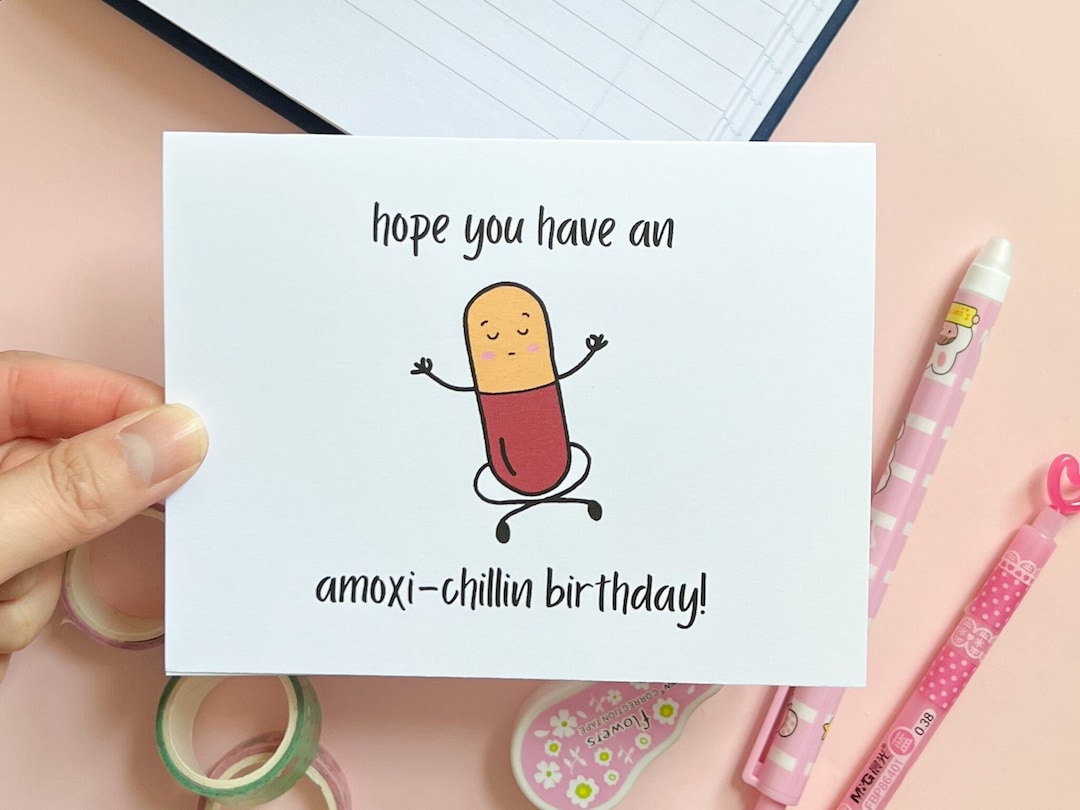 Science Card for Birthday, Birthday Card Cute and Funny, Funny Greeting ...