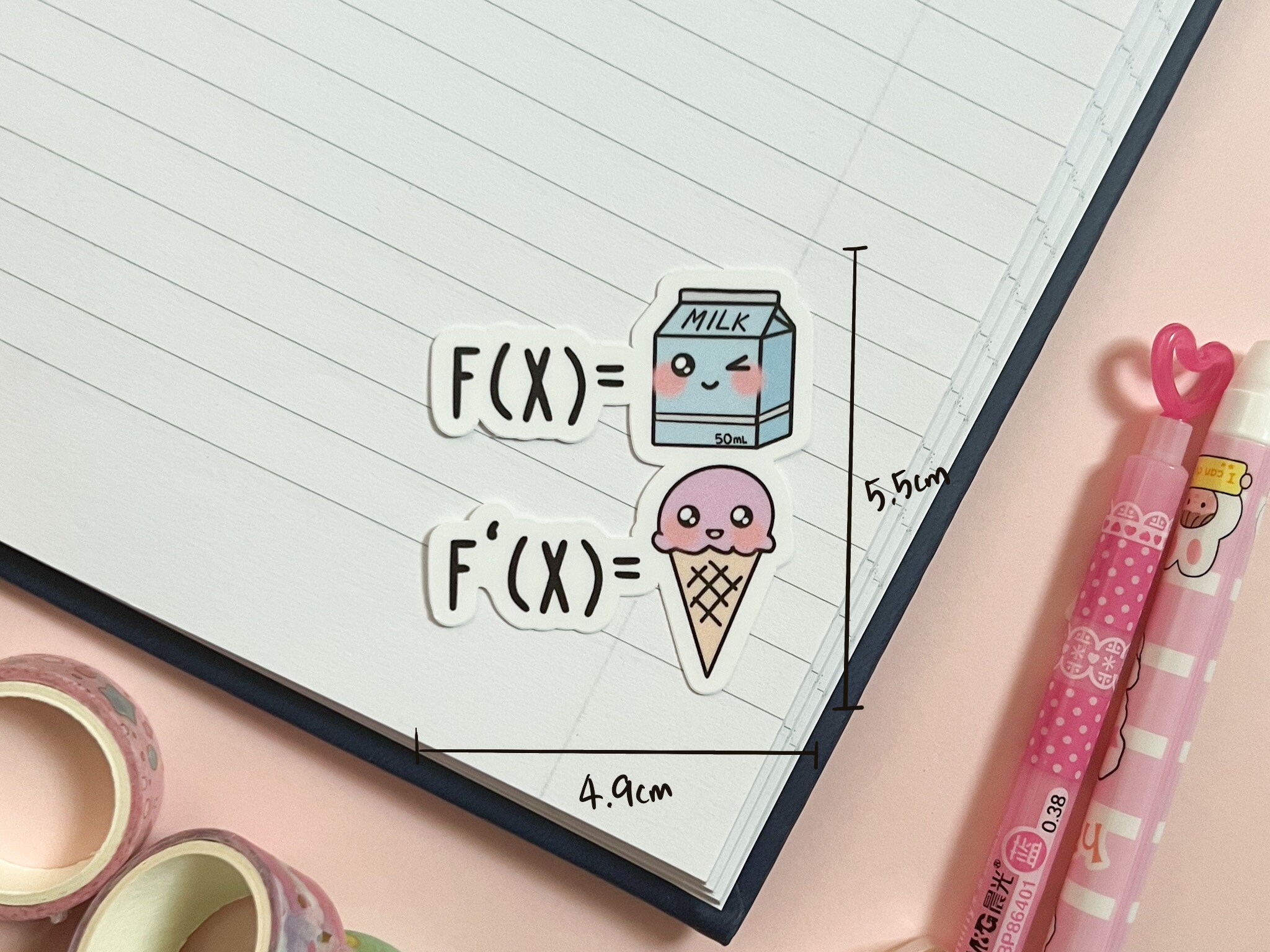 Cute Math Sticker for Laptop Funny Math Sticker for Phone - Etsy