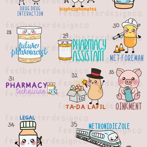 Pharmacy Magnets for Office, Science Magnet for Fridge Funny, STEM ...