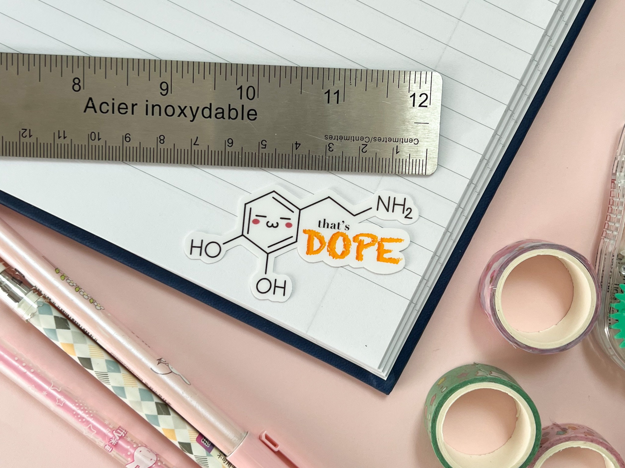 Chemistry Stickers for Laptop, Science Sticker for Students, Cute ...