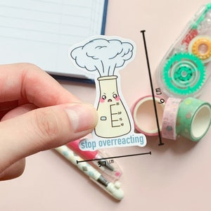 Chemistry Stickers for Laptop, Science Sticker for Students, Cute ...