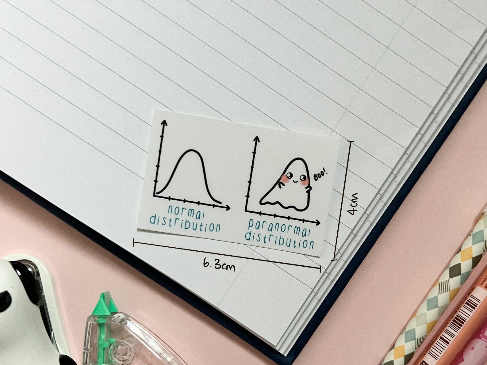 Statistics Sticker for Laptop, Math Sticker for Phone, STEM Gift for ...