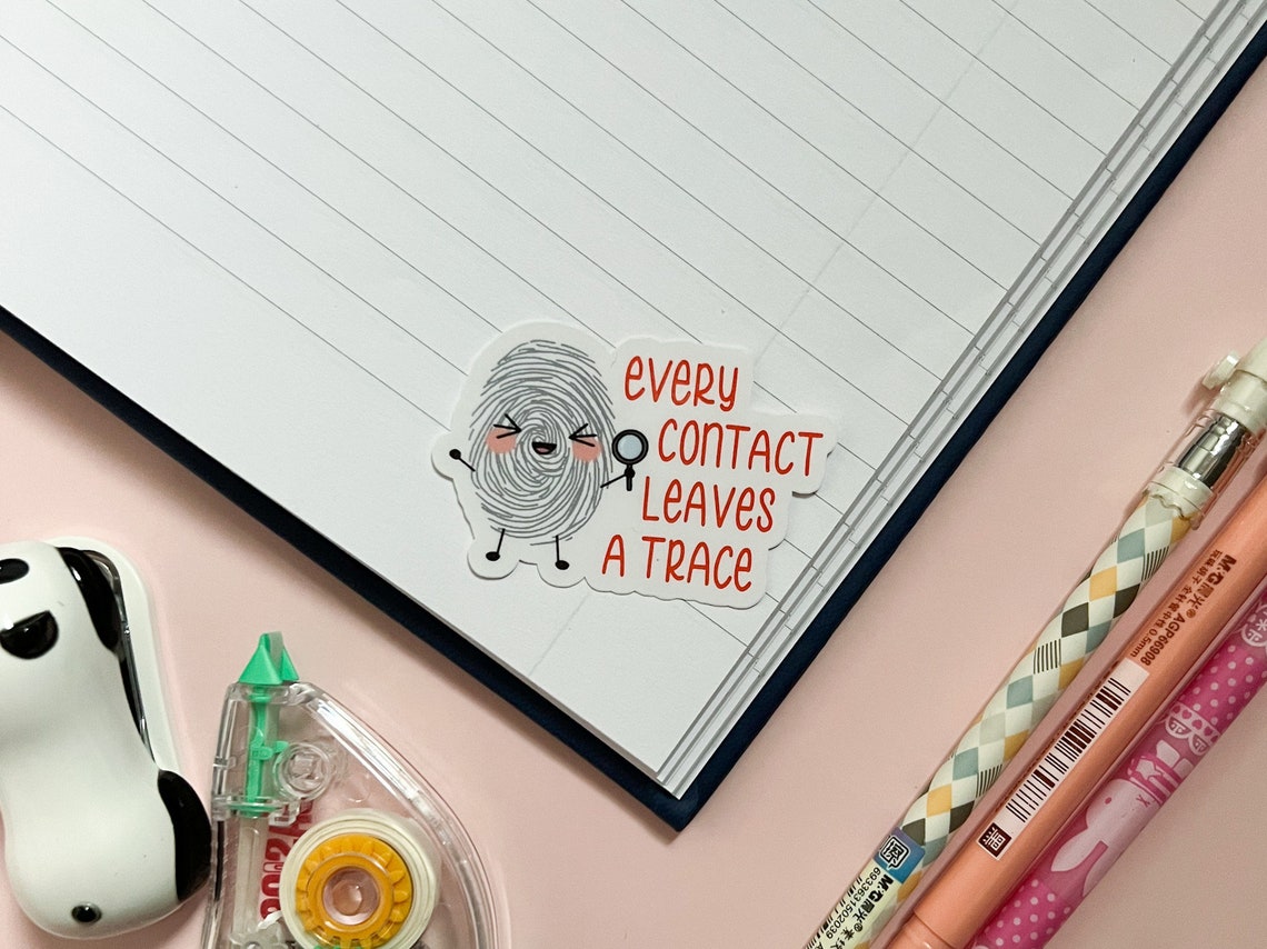 Crime Scene Sticker for Laptop Forensic Science Sticker for - Etsy