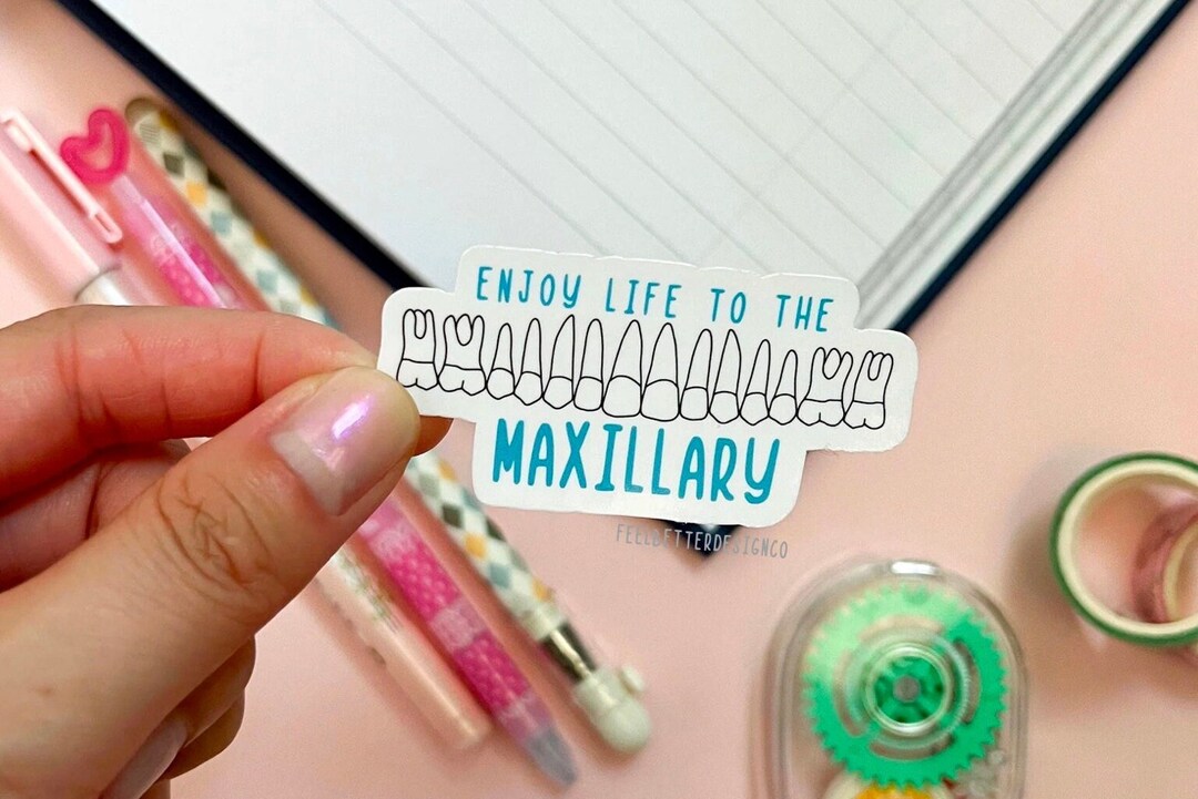 Dental Stickers for Laptop, Dental Hygiene Gifts for Student, Teeth ...