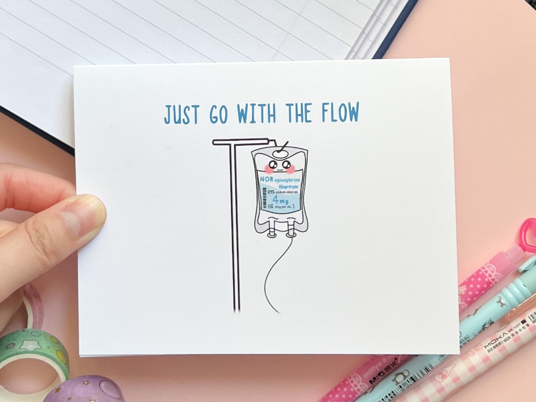 Medical Greeting Cards for Nurse, Nerdy Gift for Student, Funny ...