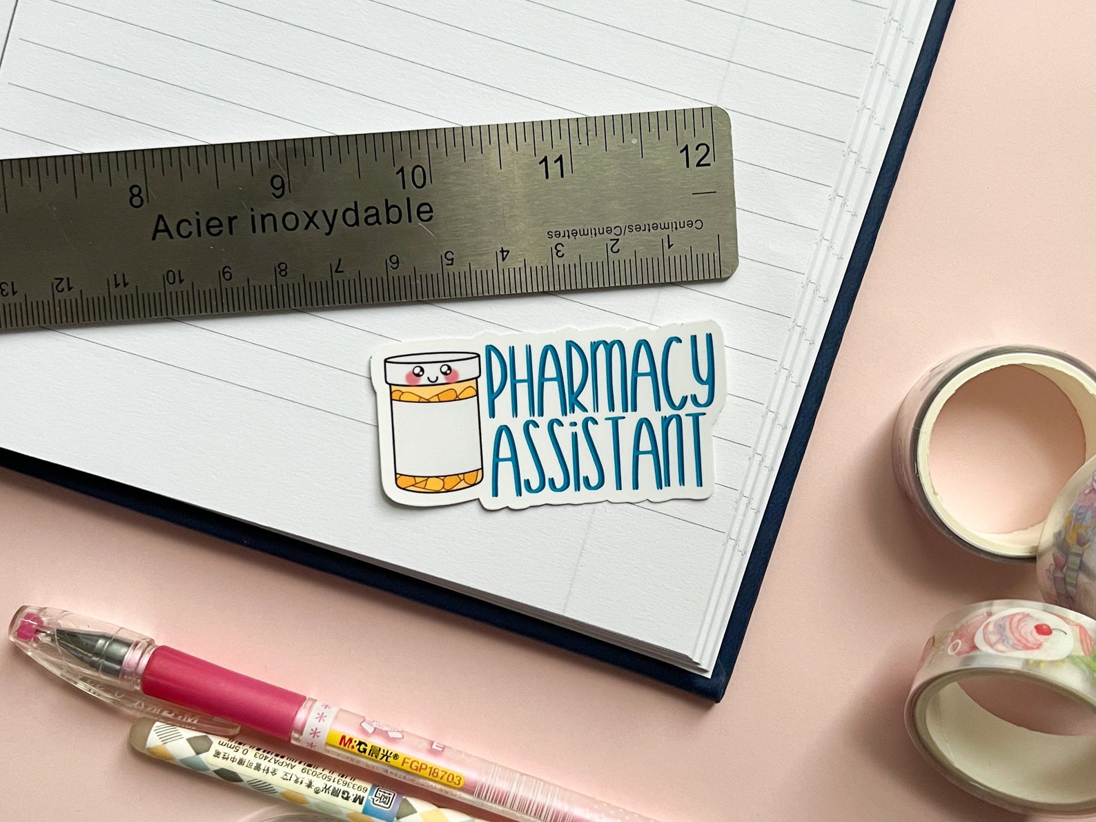 Pharmacy Sticker for Laptop Pill Sticker for Water Bottle - Etsy