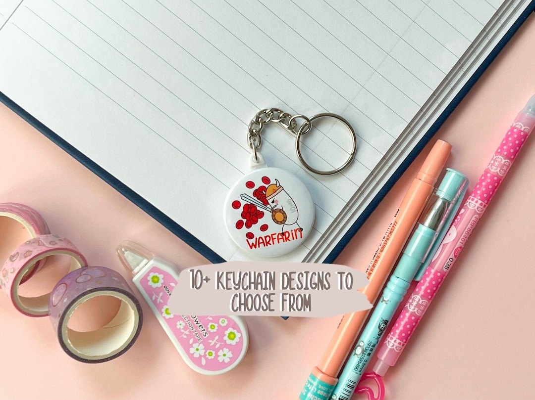 Pharmacy Keychain for Keys, Nurse Keychain for Student, Pill Keyring ...