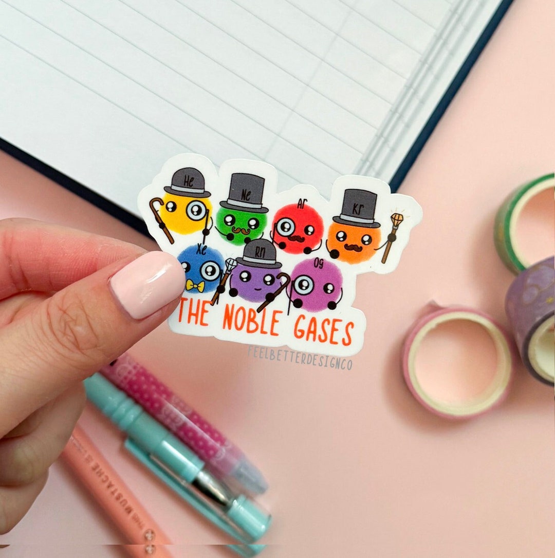 Chemistry Sticker for Laptop, Science Sticker for Bottle, STEM Sticker ...