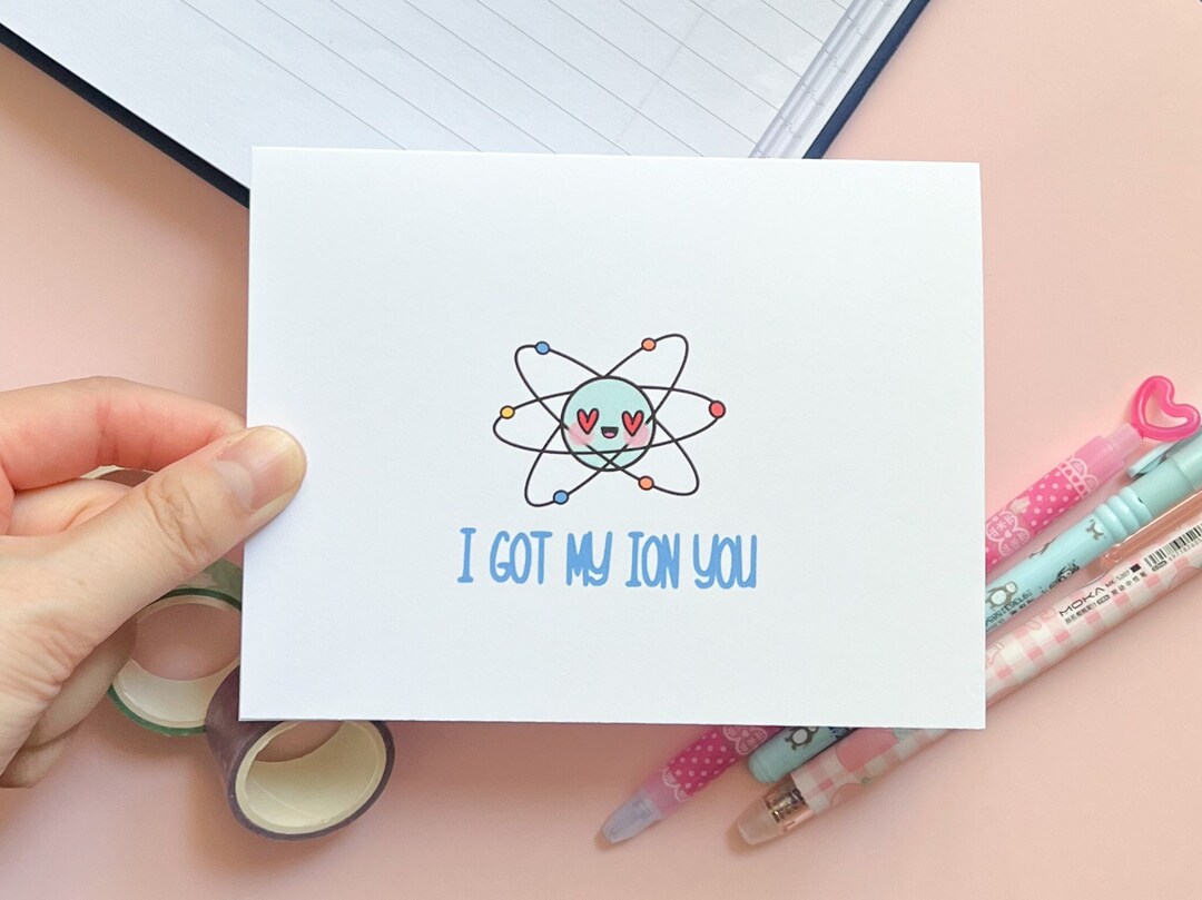 Science Greeting Card for Lover, Nerdy Card for Chemistry Student, STEM ...