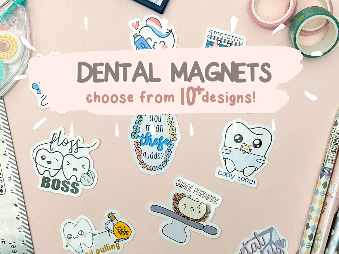 Dental Magnet for Office, Science Magnet for Fridge Funny, STEM Magnet ...