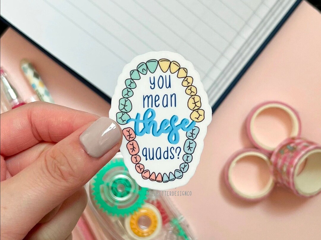 Dental Stickers for Laptop, Dental Anatomy Stickers, Teeth Stickers for ...