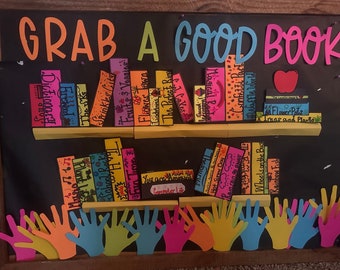 Open the Magic Reading Bulletin Board Décor - Etsy