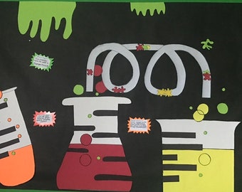 Printable Science Bulletin Board Kit and Activity - Etsy