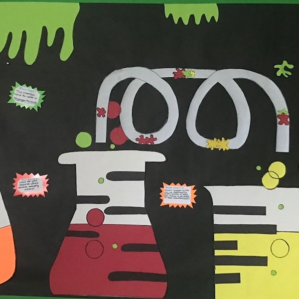 Science Bulletin Board Letters - Etsy