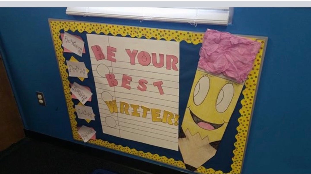 Writing Bulletin Board - Etsy