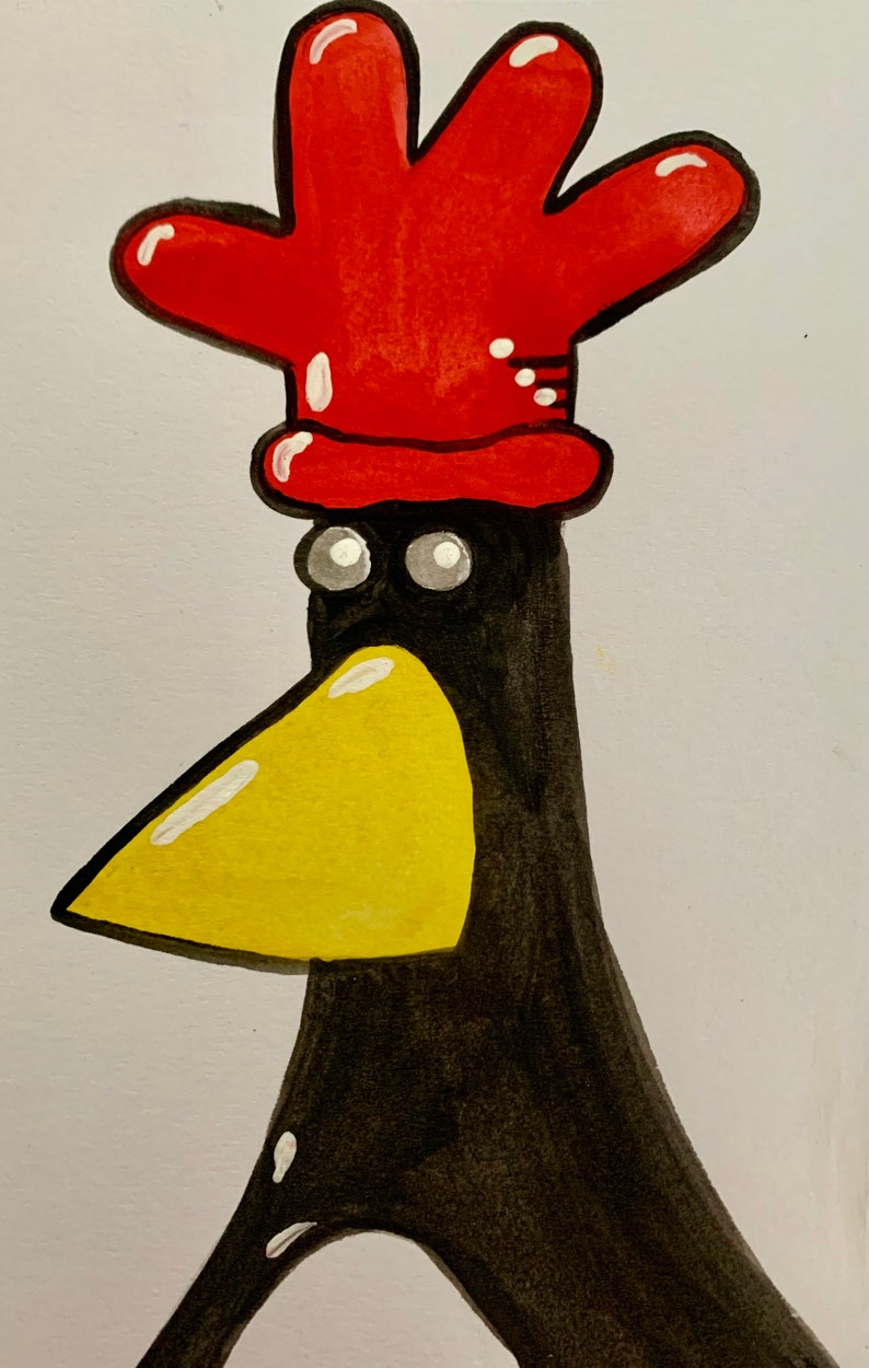 Wallace and Gromit: Wanted Chicken Card - Etsy