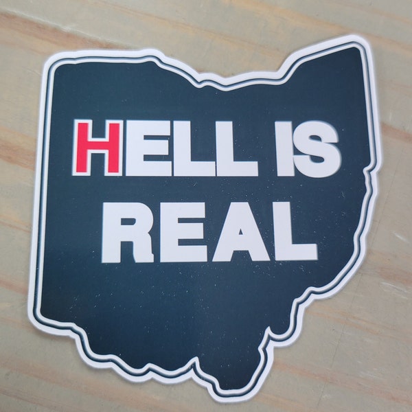 Hell is Real Sticker - Etsy