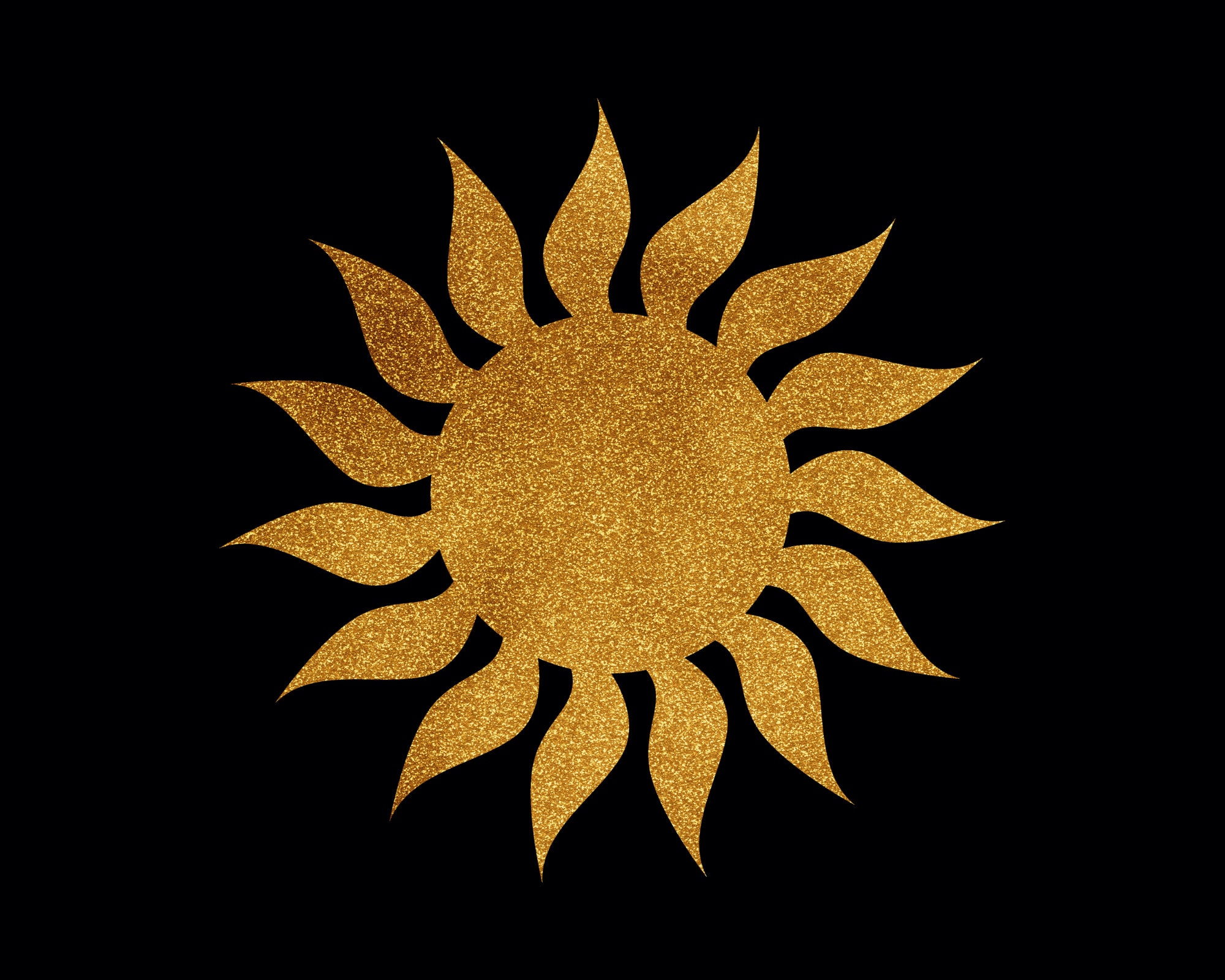 PRINTABLE ART Sun Gold and Black 8x10 DIGITAL Download | Etsy