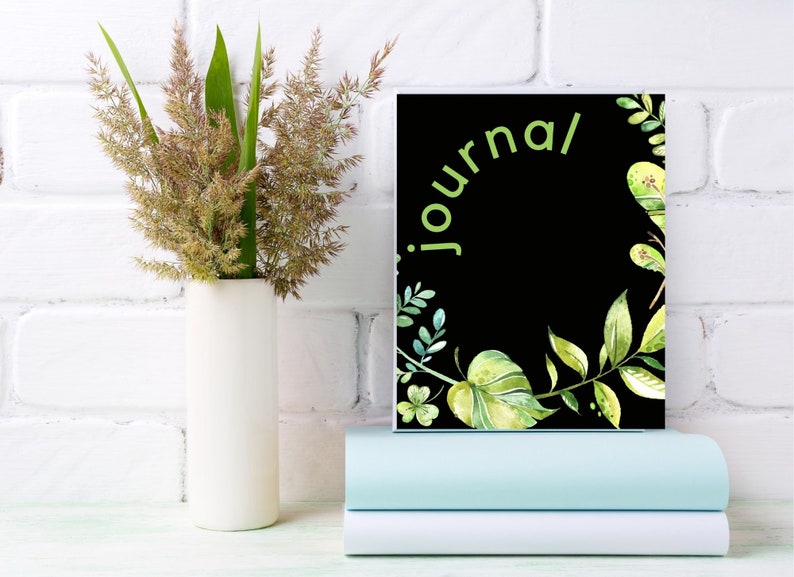 Printable Journal Cover- 4 Sizes Included - A4, A5, Letter, Half Letter ...