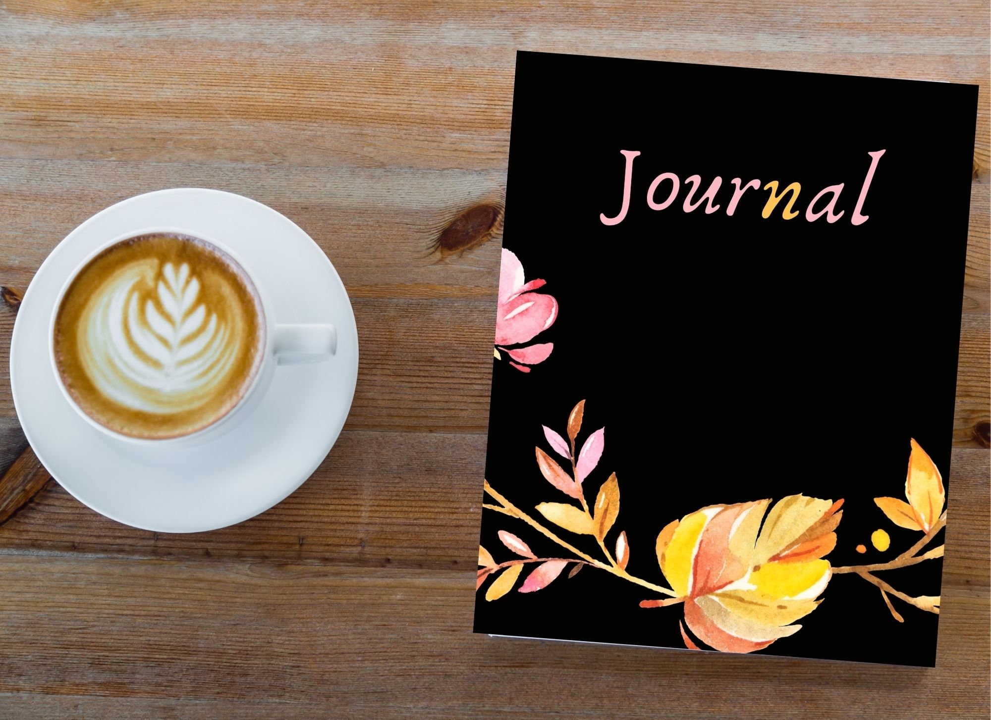 Printable Journal Cover 4 Sizes Included A4, A5, Letter, Half Letter ...