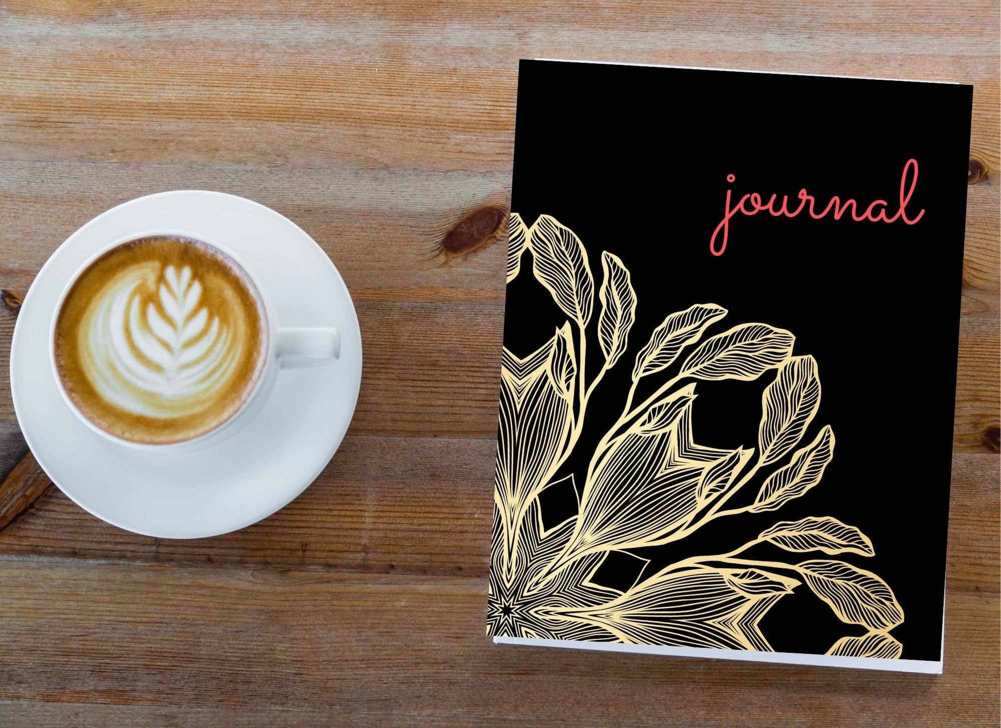 Printable Journal Cover 4 Sizes Included A4, A5, Letter, Half Letter ...