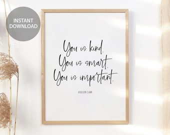 You is Kind Quote | Etsy