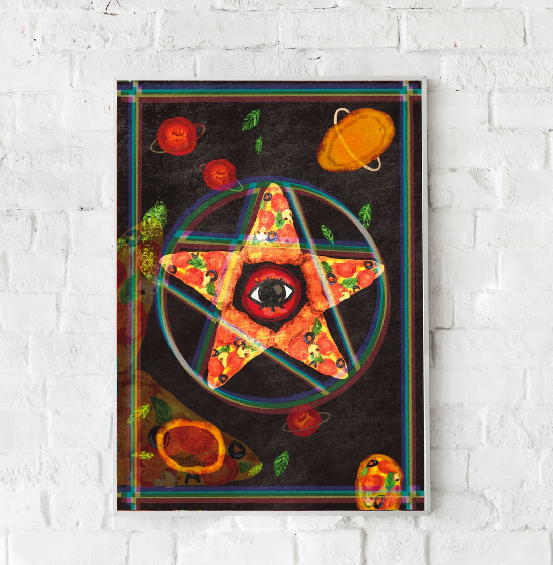 One Piece Poster Funny Pizza Poster Goth Decor - Etsy