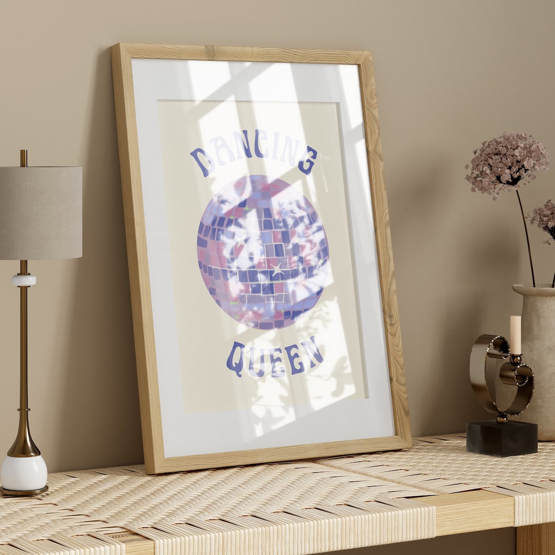 DANCING QUEEN POSTER Dancing Queen Retro Print Dance Print - Etsy