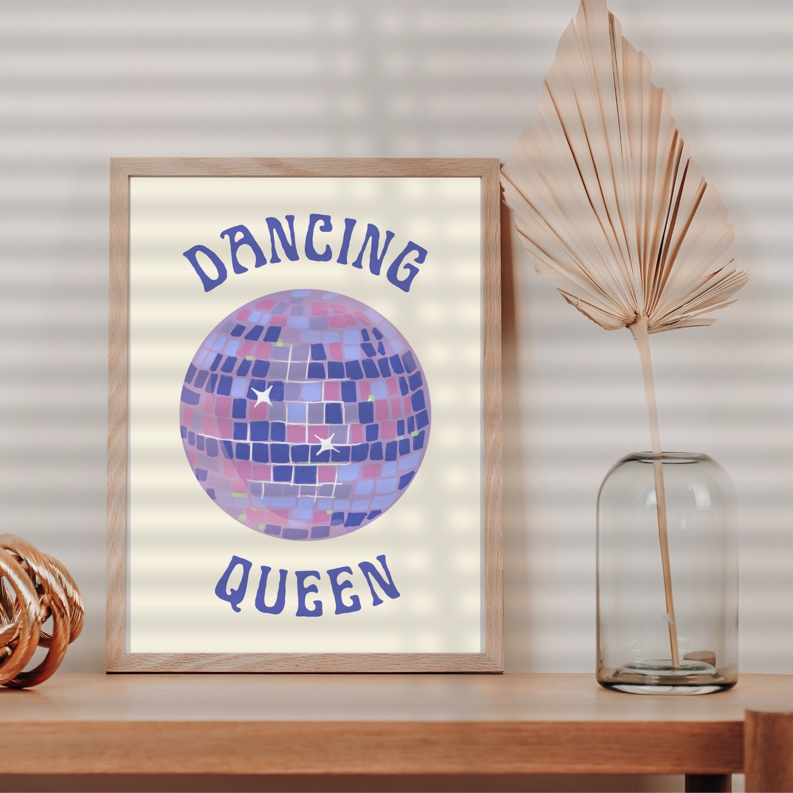 DANCING QUEEN POSTER Dancing Queen Retro Print Dance Print - Etsy