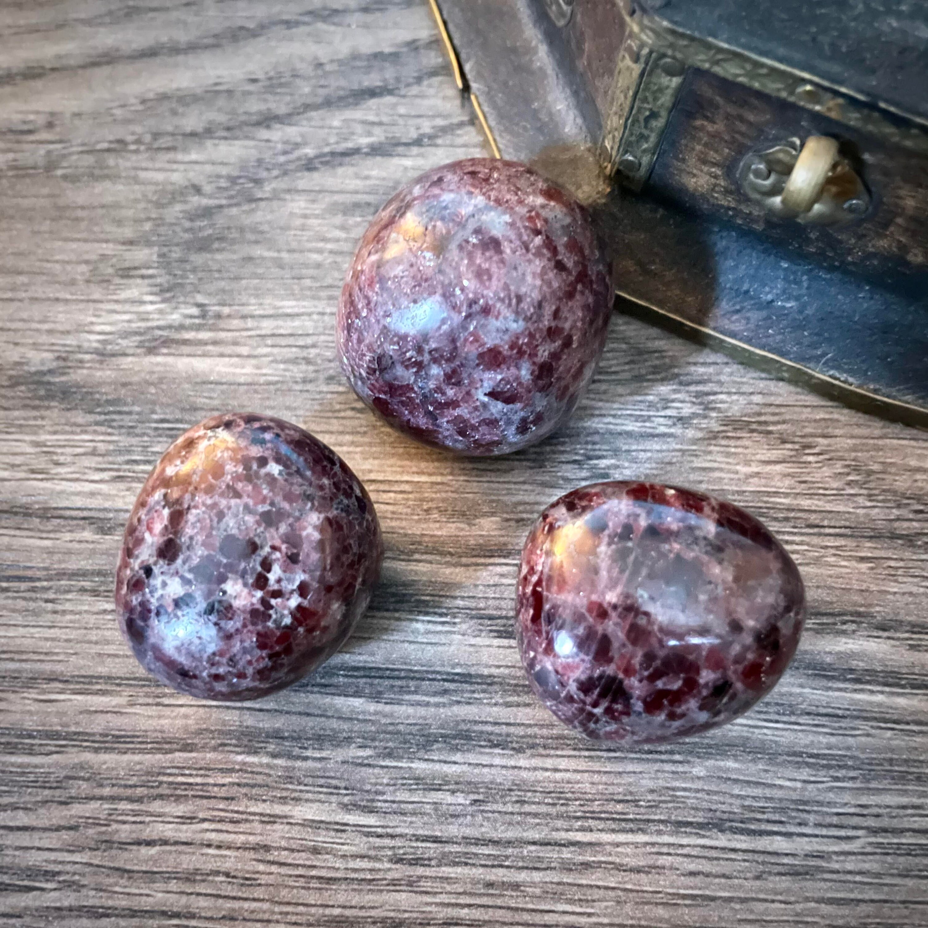 Red Garnet Polished Gemstones Healing Crystals and Stones | Etsy