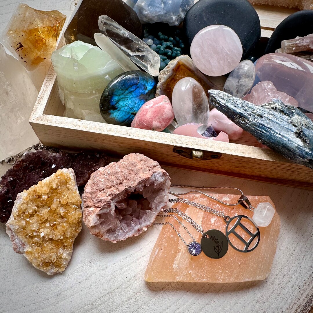 Zodiac Mystery Box, Crystal Mystery Box, Birthstone Mystery Box, Star ...