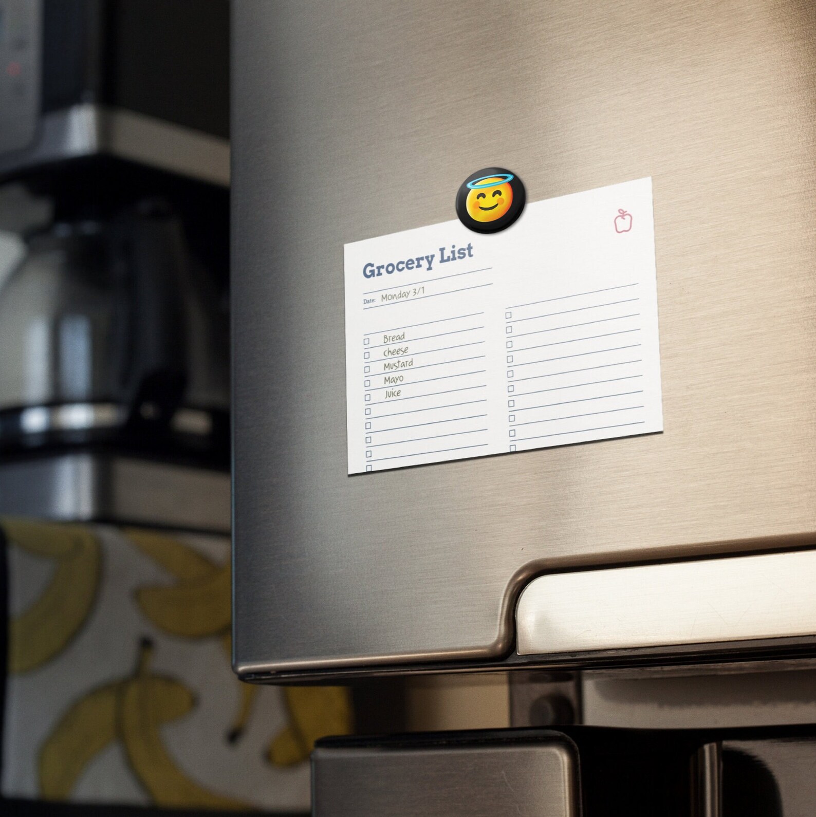 Magna Mojis Message Board and Refrigerator Magnet - Mind Blown Emoji - Etsy