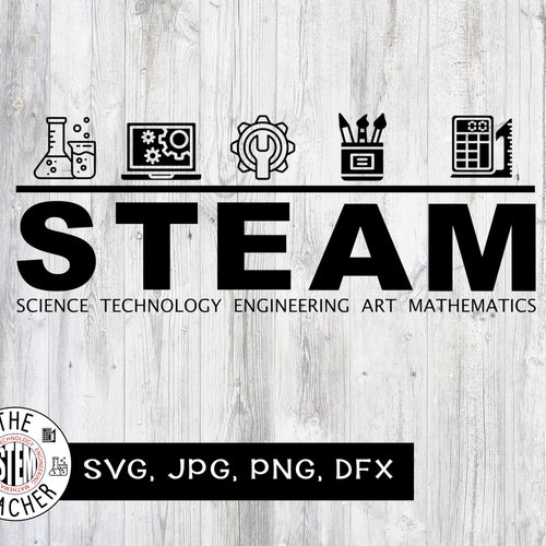 STEM Bundle SVG Dfx Png Jpg Files Science Technology - Etsy
