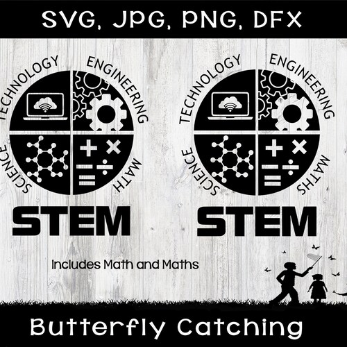 STEM Bundle SVG Dfx Png Jpg Files Science Technology - Etsy