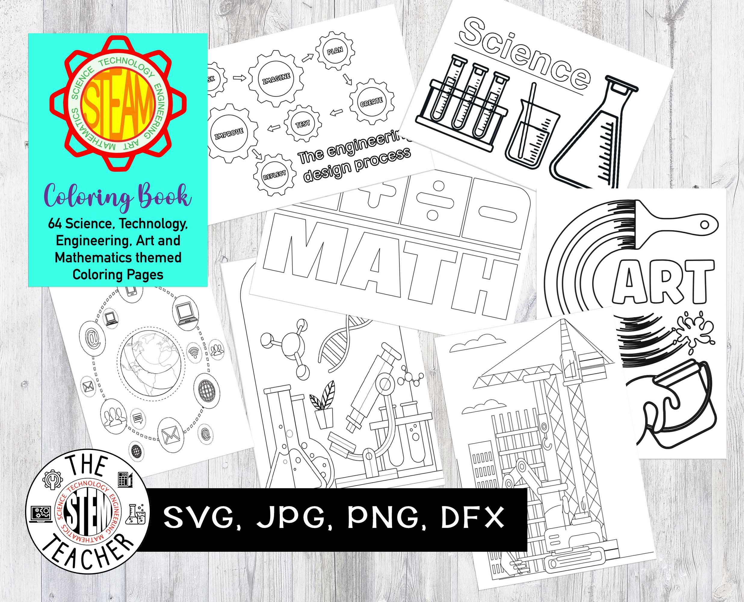 Steam Coloring Pages