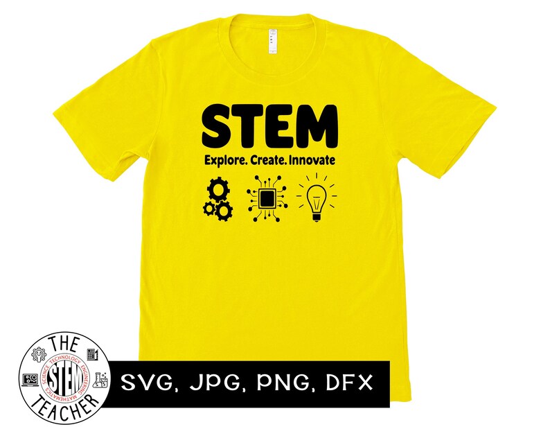 STEM SVG, Dfx, Png, Jpg Files, Science, Technology, Engineering, Art ...