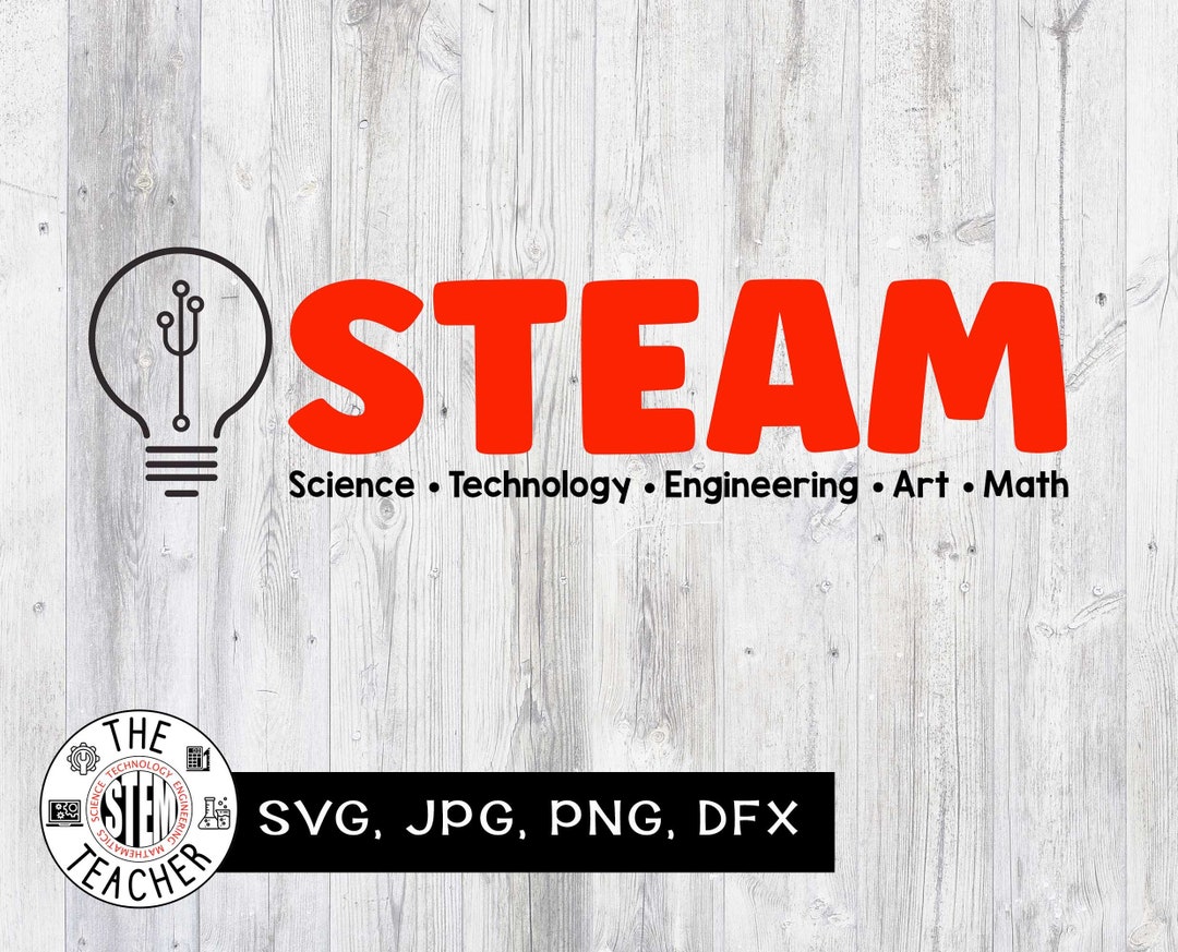 STEAM SVG, Dfx, Png, Jpg Files, Science, Technology, Engineering, Art ...
