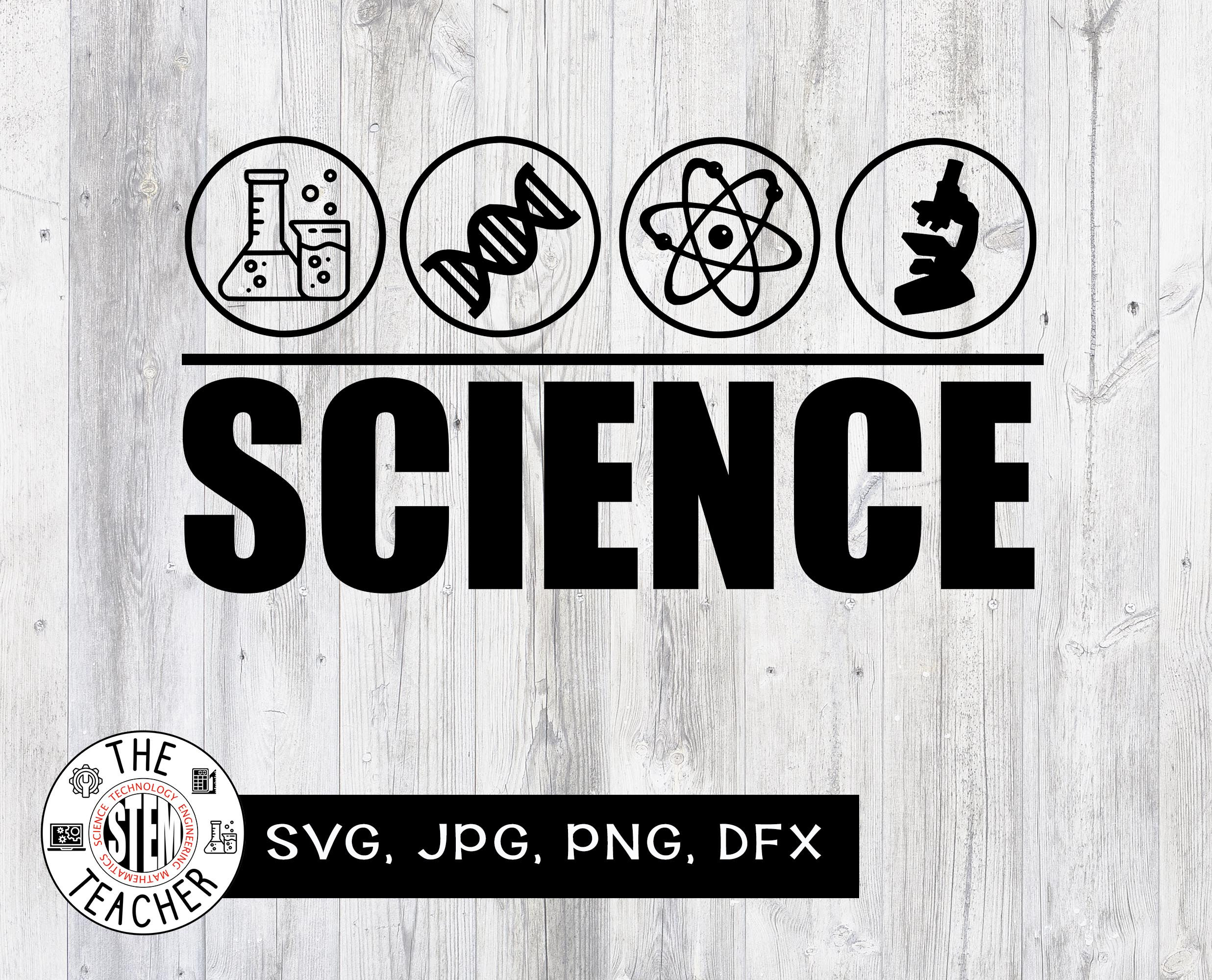 Science Icons SVG, PNG, Jpg Science T-shirt - Etsy