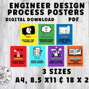 STEM / STEAM Classroom Set Team Roles Printable Lanyard Tags & Poster ...
