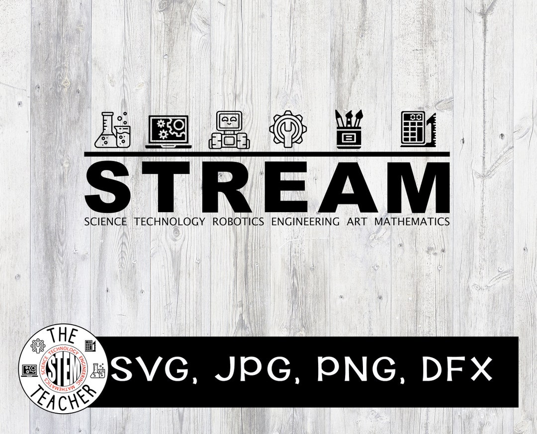 STREAM LINE SVG, Dfx, Png, Jpg Files, Science, Technology, Robotics ...