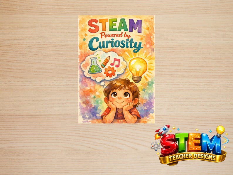 STEAM Poster Set 1 | Printable Art & STEM Wall Decor | Creative ...