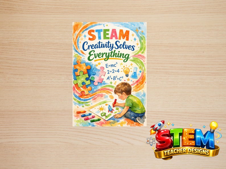 STEAM Poster Set 2 | Creative Printable Wall Art for Classrooms ...