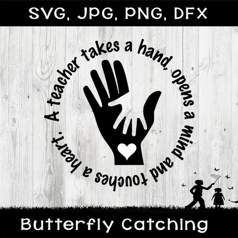 Teacher Takes a Hand - Etsy