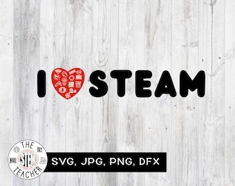 STEAM Cogs SVG Dfx Png Jpg Files Science Technology | Etsy