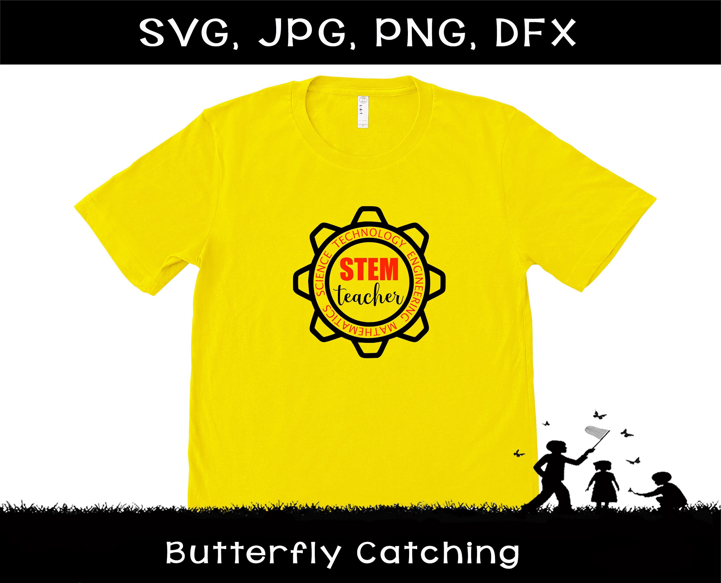 STEM Teacher SVG, Dfx, Png, Jpg Files, Science, Technology, Engineering ...