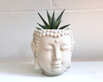Buddha Head Pot - Etsy