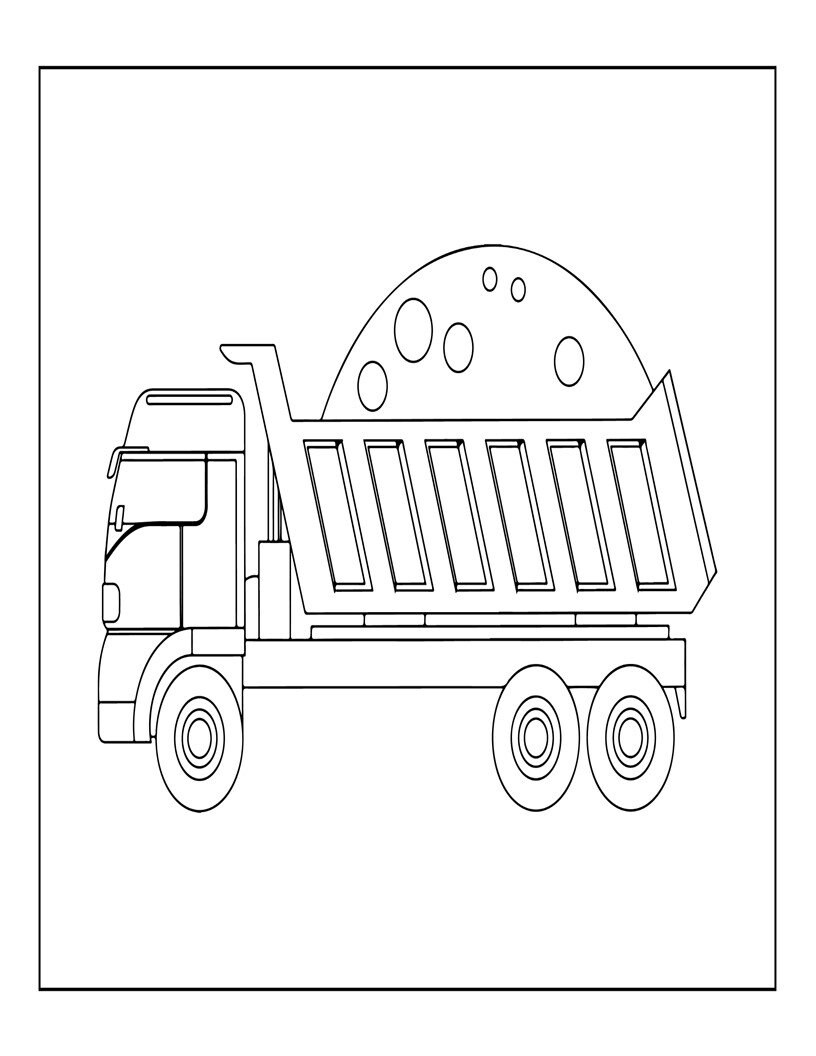 40 Vehicle Coloring Pages - Etsy