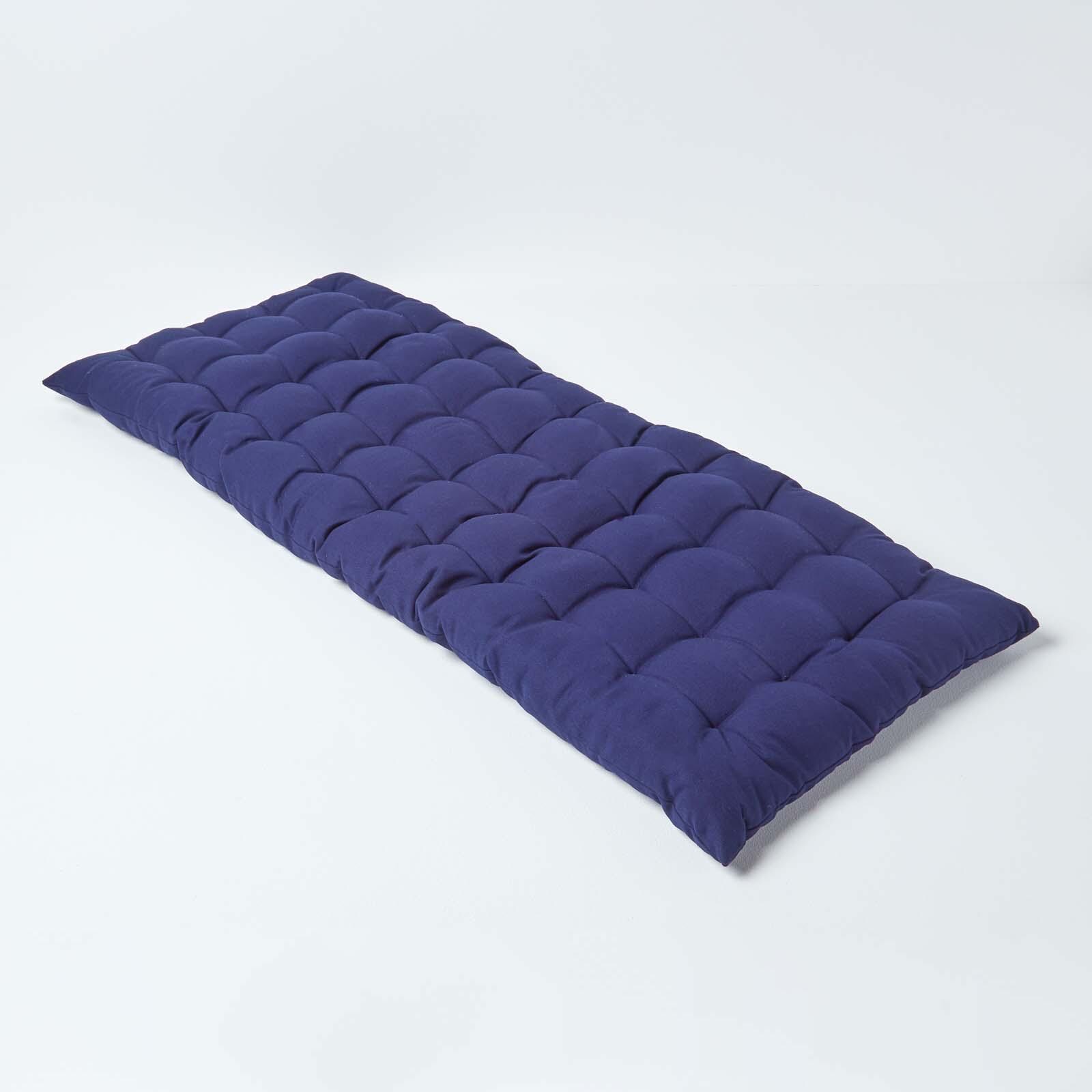 Luxury Modern Tufted Garden Bench Cushion 100% Cotton Handmade 2 - 3 ...
